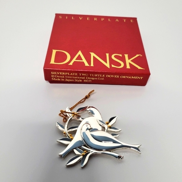 Dansk | Holiday | Vintage Dansk Two Turtle Doves Silverplate Christmas ...